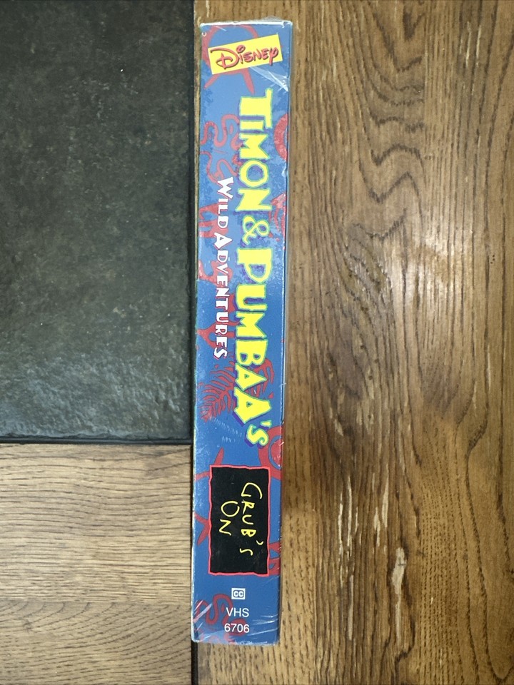 New Sealed Disney Lion King Timon Pumbaa VHS Wild Adventures Pumbaa ...