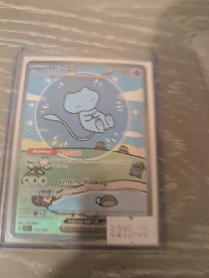 Bubble Mew Holo Special Illustration Card Paldean Fates | eBay UK