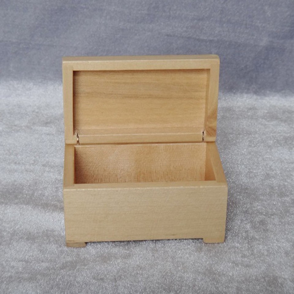 Mini Treasure Chest House Adornment Miniature Decoration Furniture Toys ...