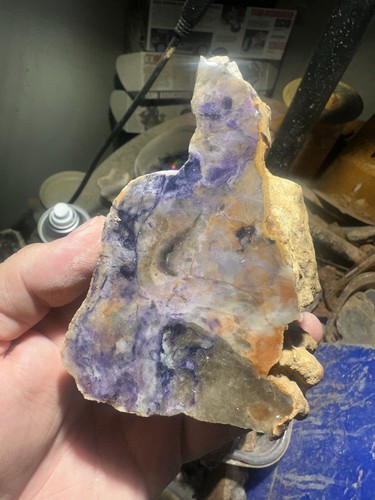 Utah Bertrandite Tiffany stone UV Old stock **hxtled end cut. | eBay