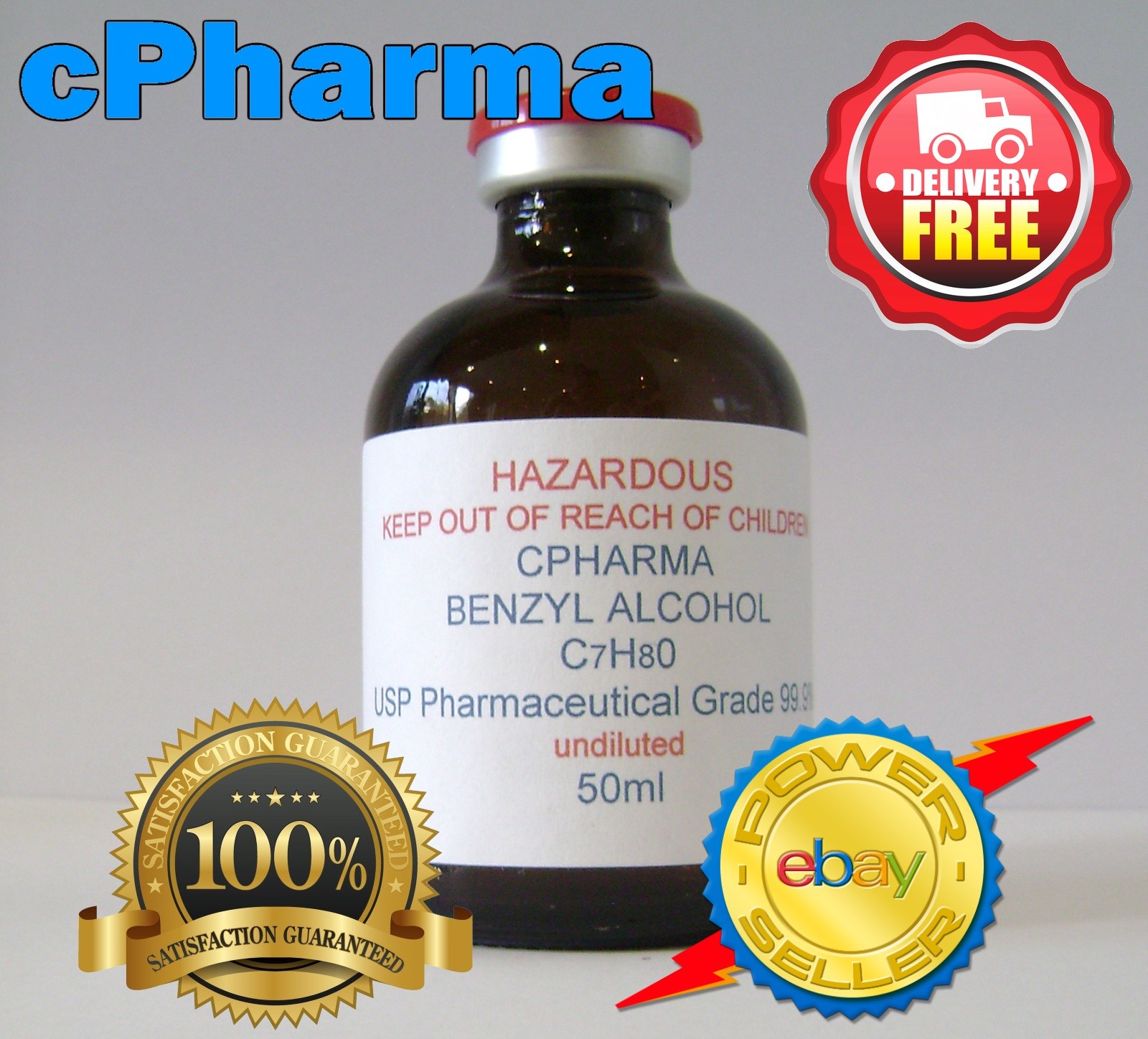BENZYL ALCOHOL &BENZYL BENZOATE USP PHARMACEUTICAL GRADE >99.9% ...