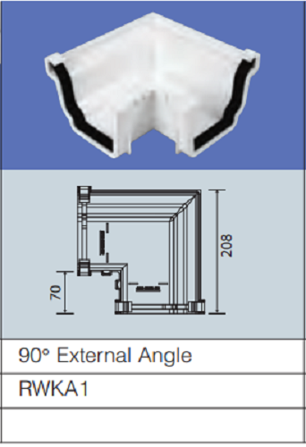 Ogee Gutter Marshall Tufflex UPVC Plastic Rainwater Guttering System ...