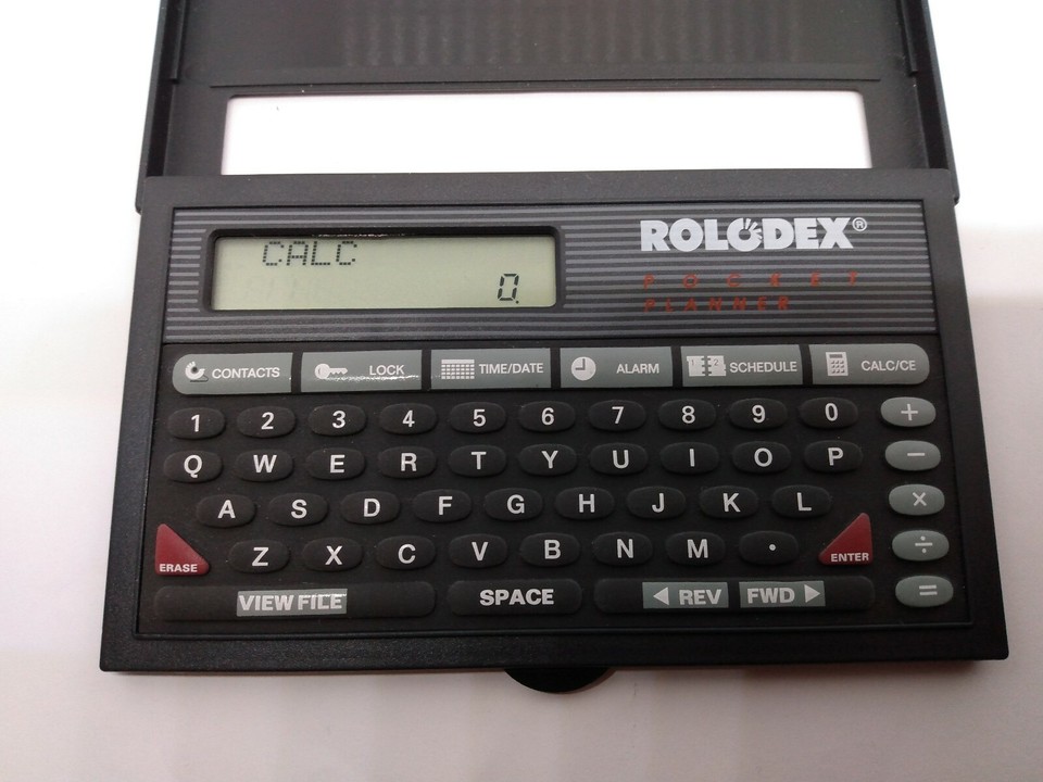 Rolodex Pocket Planner 1992 150 Names Vintage batteries not included | eBay