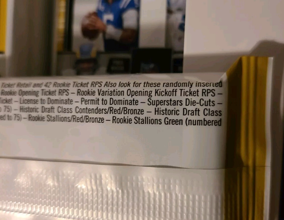 2023 Contenders NFL Football Value Fat Pack Box - Box D - Minor Box ...