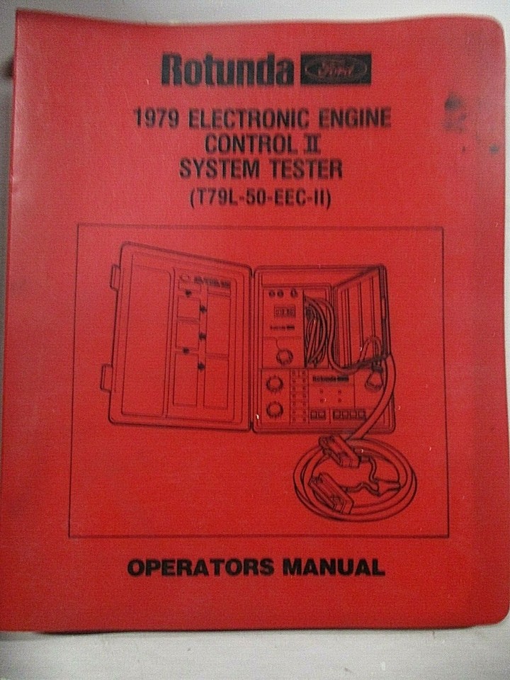 FORD ROTUNDA TOOL T79L-50-EEC-II 1979 ELECTRONIC ENGINE CONTROL SYSTEM ...