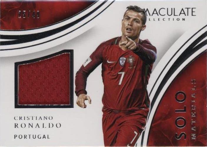 2017 Panini Immaculate Collection - Solo Materials Cristiano Ronaldo # ...
