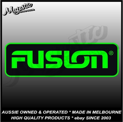 FUSION - DECAL - 210mm x 65mm - DECAL / STICKER | eBay
