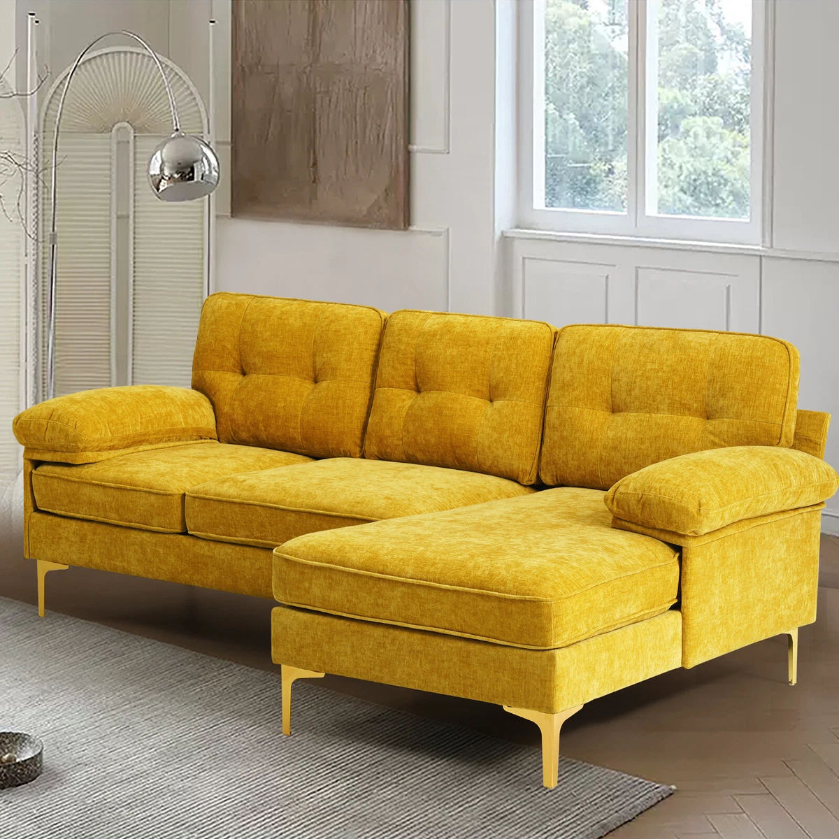 Chenille Fabric Sofa