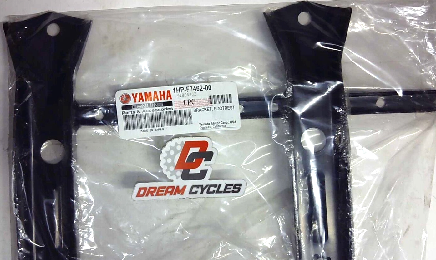 NOS YAMAHA GRIZZLY 550 700 KODIAK 700K LEFT FOOTREST BRACKET 1HP-F7462 ...