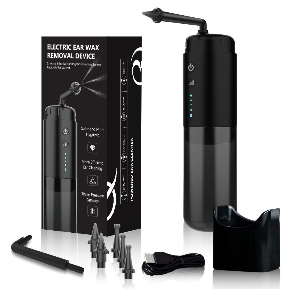 Electric Ear Wax Removal Tool Water Powered Wush Ear Cleaner Ear ...