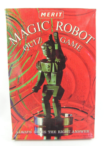 Vintage Merit Magic Robot Quiz Game Complete 1970s Board Game Retro ...