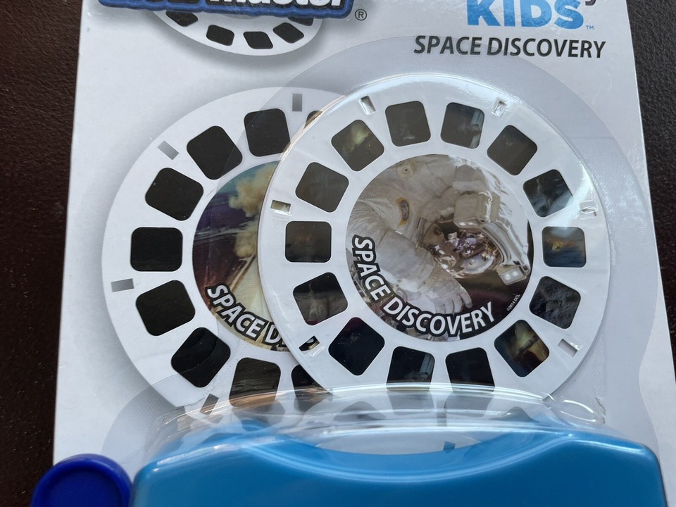 NEW 2014 DISCOVERY KIDS BLUE VIEW MASTER 3D VIEWER 2 REELS SPACE ...