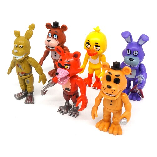 6Pcs Five Nights At Freddy's Action Figures FNAF Doll Toys Freddy ...