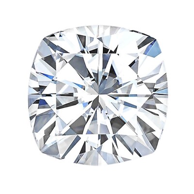 Moissanite Loose Stone D Color VVS White Diamond Cushion Cut Gemstones ...
