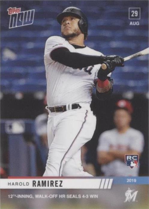 2019 Topps Now - Harold Ramirez #765 /206 (RC) for sale online | eBay