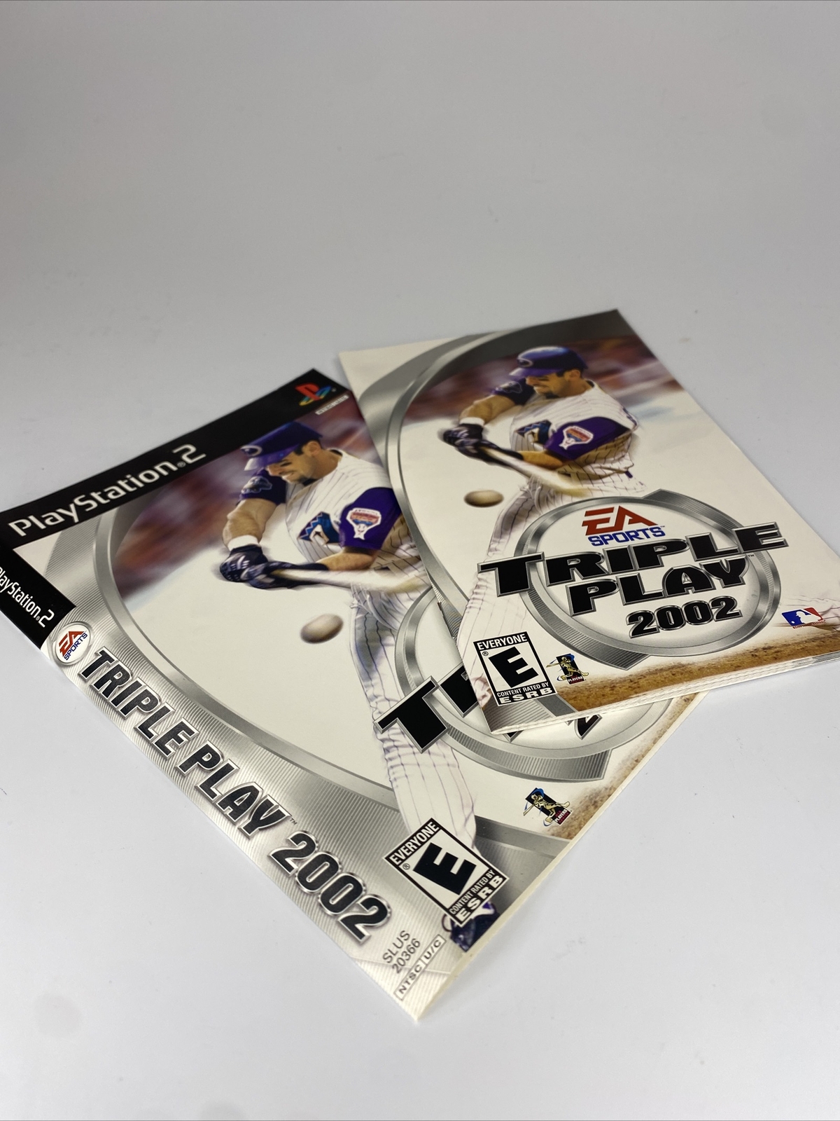 Triple Play 2002 (Sony PlayStation 2) PS2 BOOK AND COVER ART ONLY ...