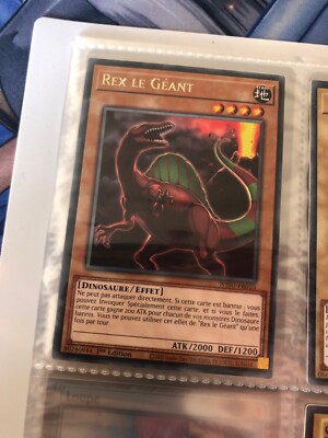 rex le geant rare WISU-FR010 1st ed. yugioh | eBay