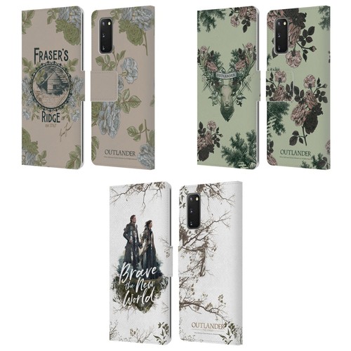 OFFICIAL OUTLANDER COMPOSED GRAPHICS LEATHER BOOK CASE FOR SAMSUNG ...