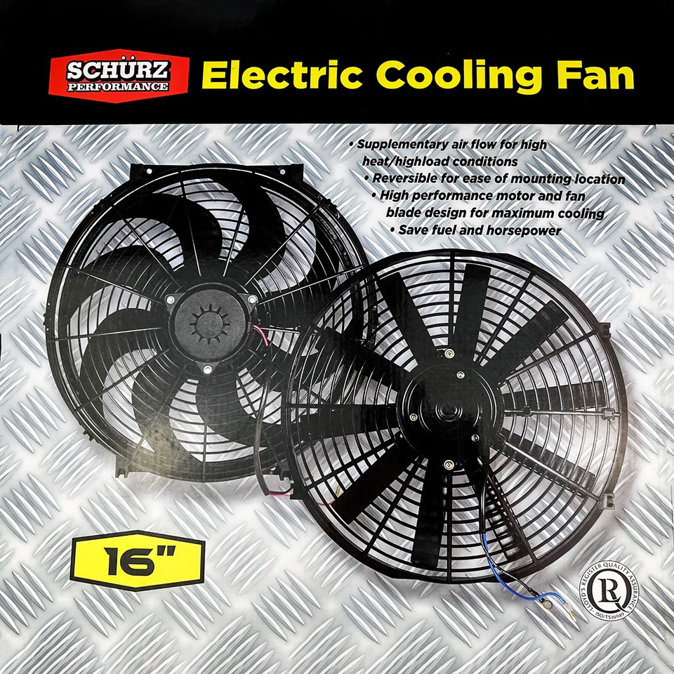 16" High Performance Universal Electric Radiator Push/Pull Cooling Fan ...