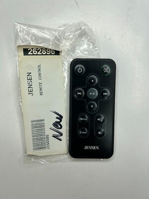 Jensen JISS585 Remote Control, Black - OEM NOS for iPod Dock Stereo ...