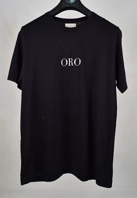 Oro T-Shirt Black Cotton SS XL Mens USA | eBay