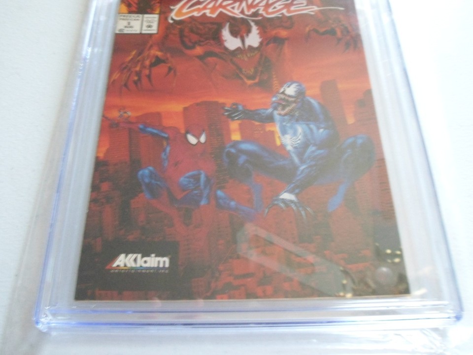 Maximum Carnage #1 CGC 9.2 ACCLAIM Giveaway Promo 1994 Comic Spider-Man ...