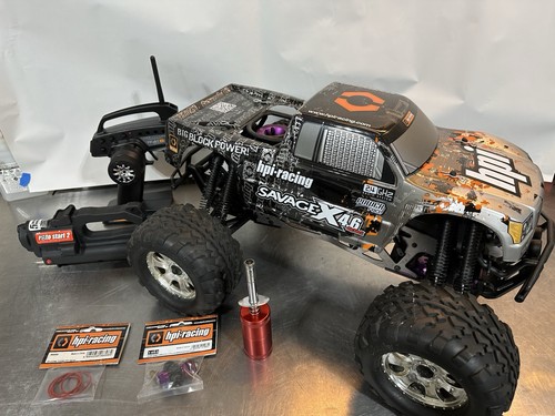 HPI Savage x 4.6 RTR 2-Speed with Roto Start Gearbox 2.4GHz Radio ...