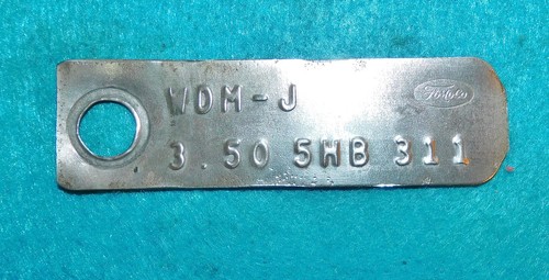 1966 Ford F100 P100 E200 ORIG 8 3/4" or 9" REAR END AXLE DIFFERENTIAL ...