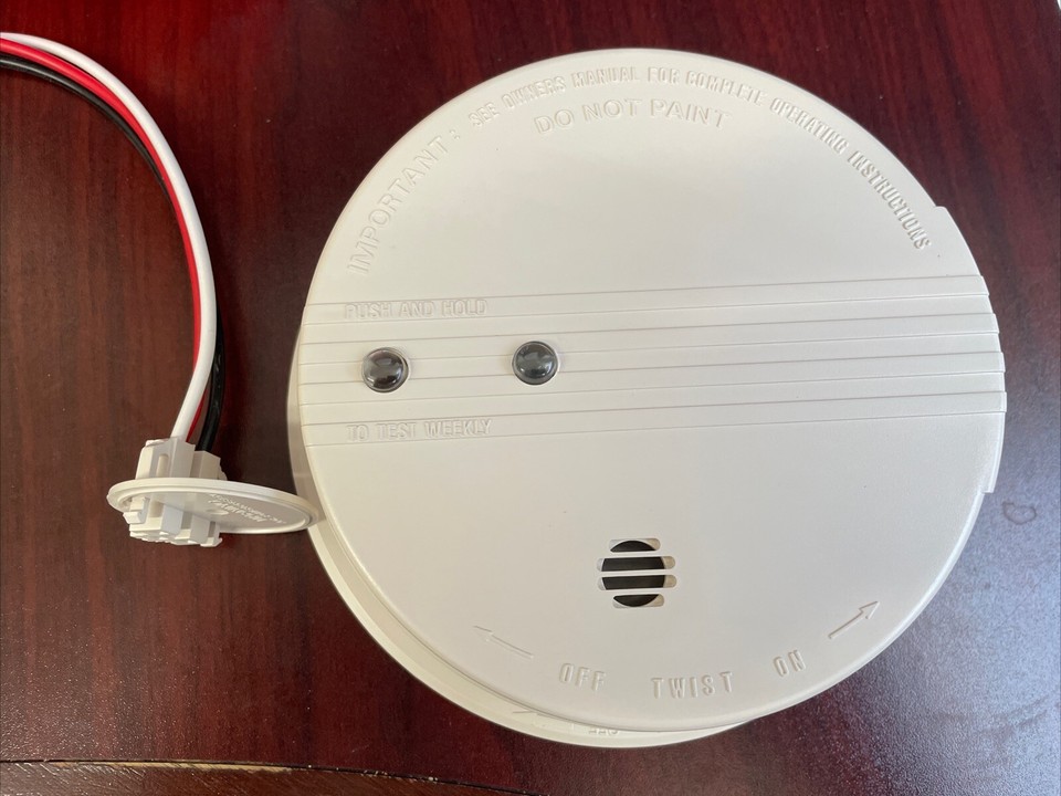 Kidde PE120 120V Photoelectric Wire-in Smoke Alarm | eBay