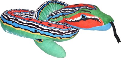 Wild Republic 23526 Green Blue Red Snake Plush 54 Inches | eBay