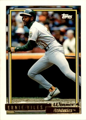 1992 Topps Gold Winners Ernie Riles #187 | eBay