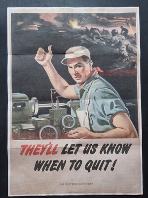 1944 WW2 USA AMERICA TRAIN RAILWAY LET US KNOW WHEN QUIT PROPAGANDA ...