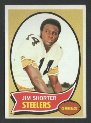 1970 Topps #56 JIM SHORTER Pittsburgh Steelers ROOKIE - vgex 02 | eBay