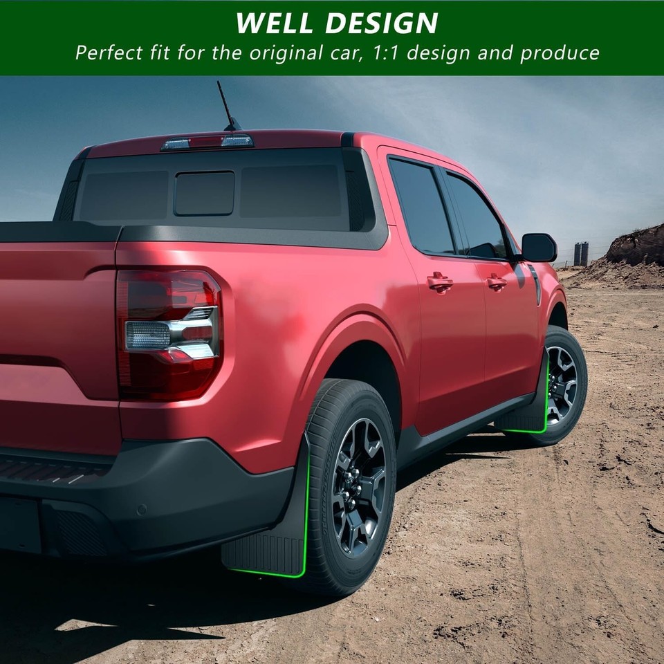 Splash Guards Front & Rear Mud Flaps 4PCS Replacement For 22-2025 Ford ...