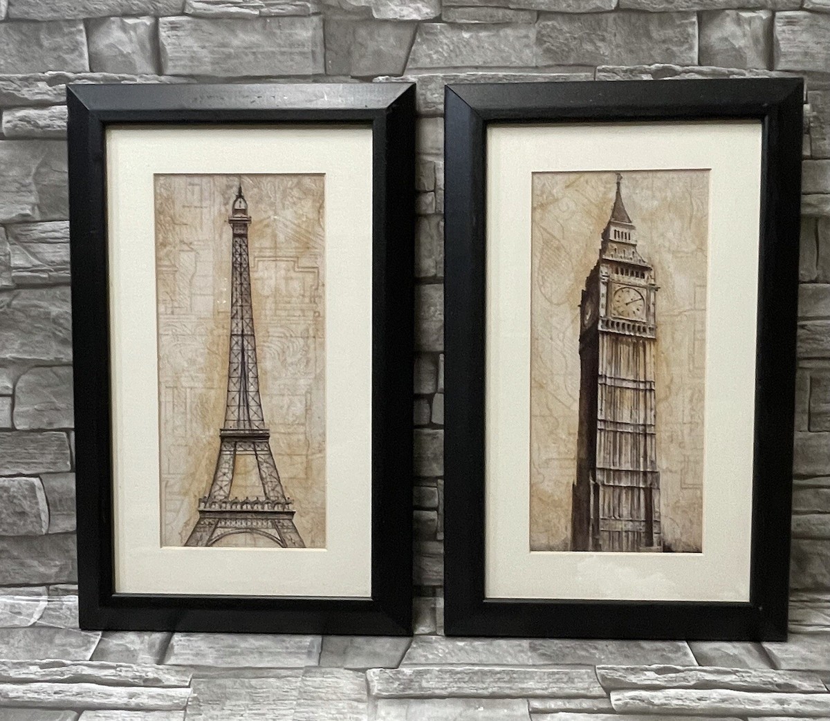 Europe Landmarks Black And White