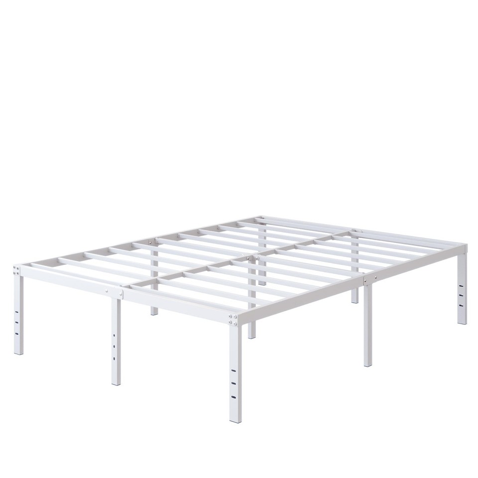 18 Inch King Bed Frame Heavy Duty Metal Platform No Box Spring Needed ...