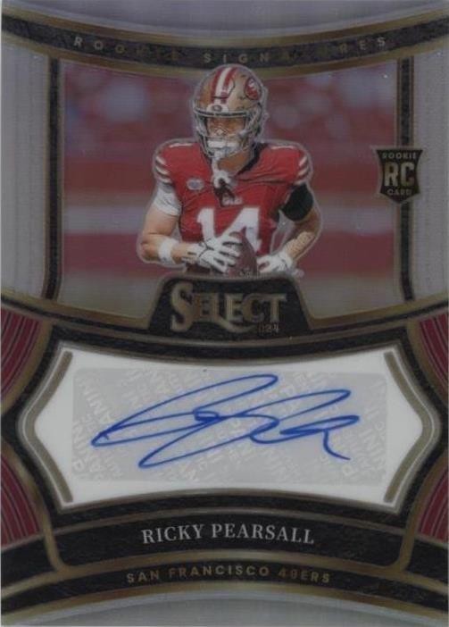 2024 Panini Select - Rookie Signatures Ricky Pearsall #RSP-RPL Silver ...