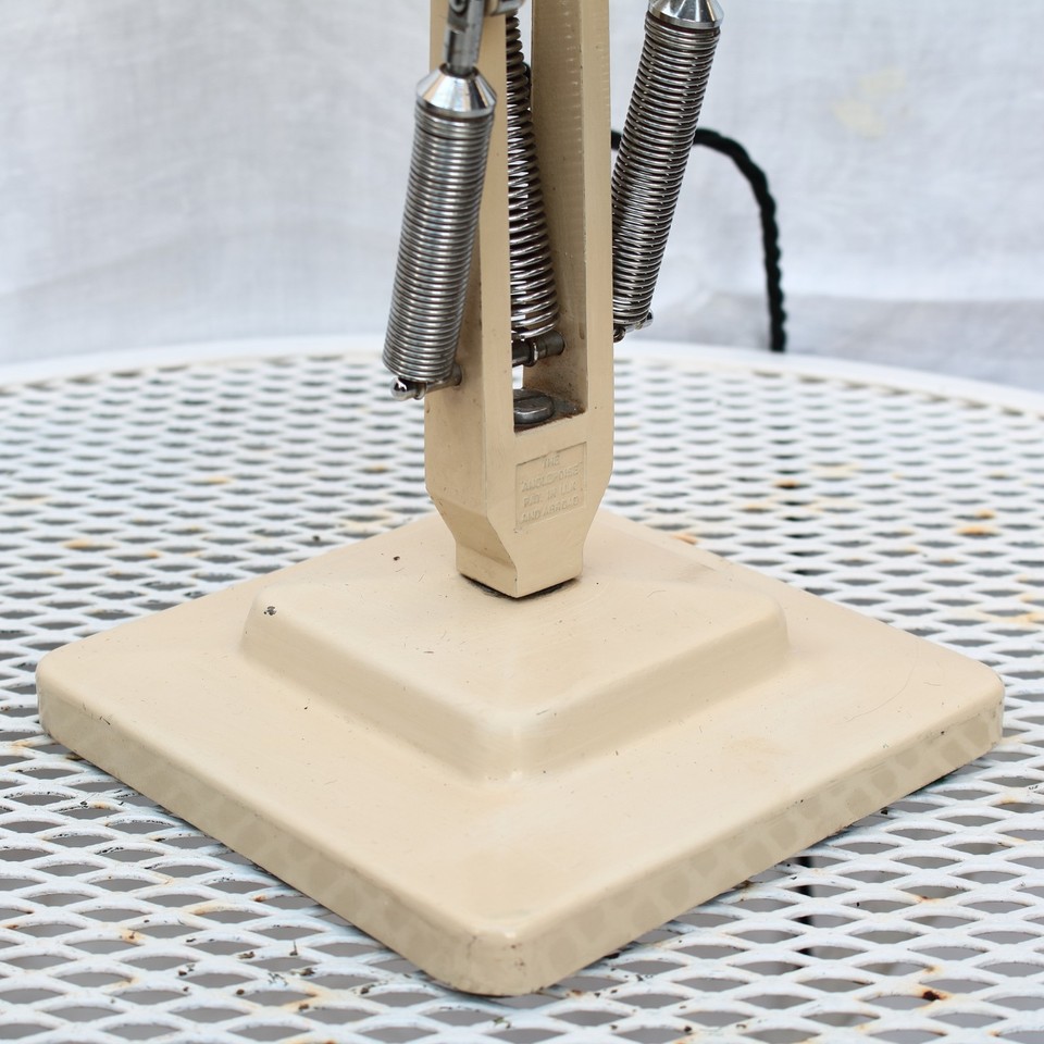 Anglepoise Table Lamp Herbert Terry Model 1227 Buttermilk Yellow Finish ...