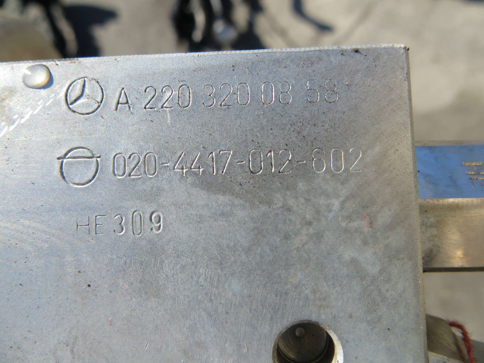 MERCEDES CL500 CL55 S430 S500 S55 S600 ABC HYDRAULIC VALVE BLOCK ...