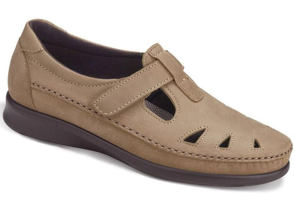 SAS Roamer Leather Strap Flat Loafers Shoes Tripad Comfort Made in USA ...