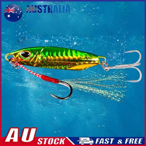 30g 65mm Sea Lure Metal Sequins Iron Plate Long Cast Fishing Lure ...
