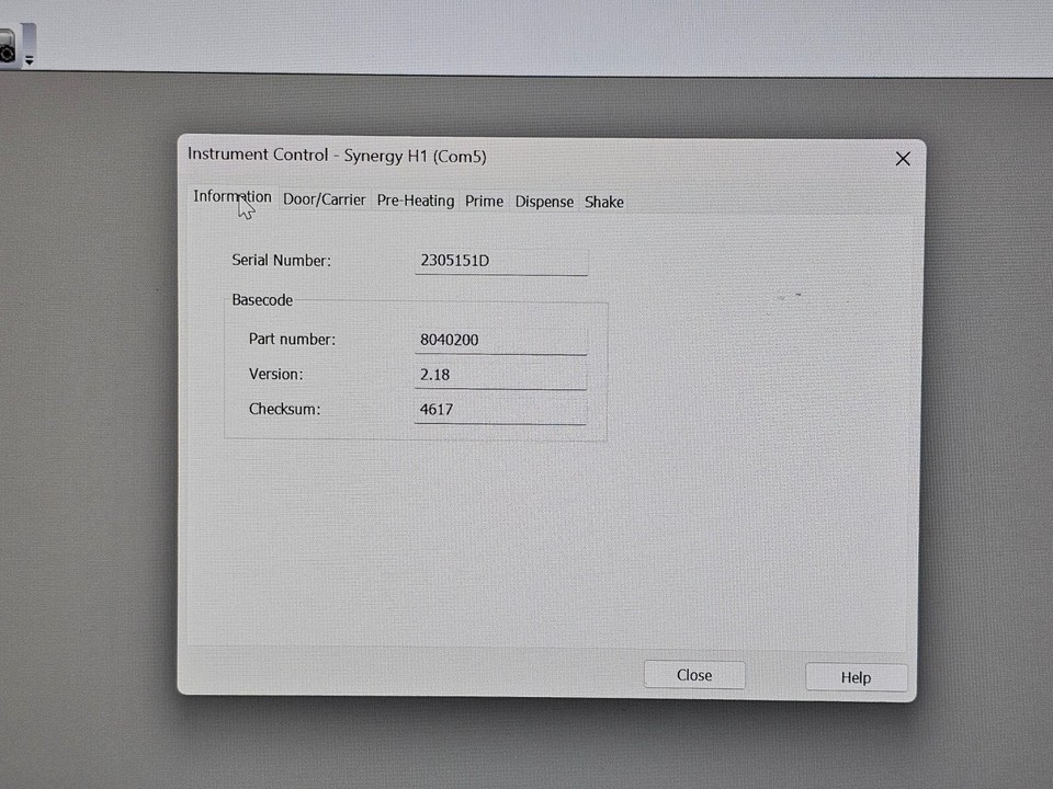 BioTek Agilent Synergy H1 Microplate Reader MFD 2023 SH1MF-SN ...