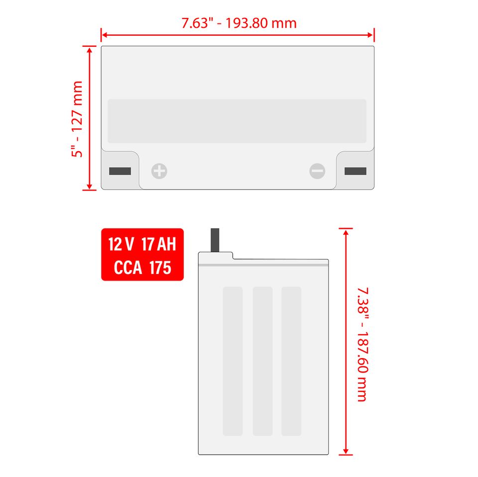 AGM Battery For MTD 925-1707C 925-1707D 725-1737 725-1706A 725-1707D ...