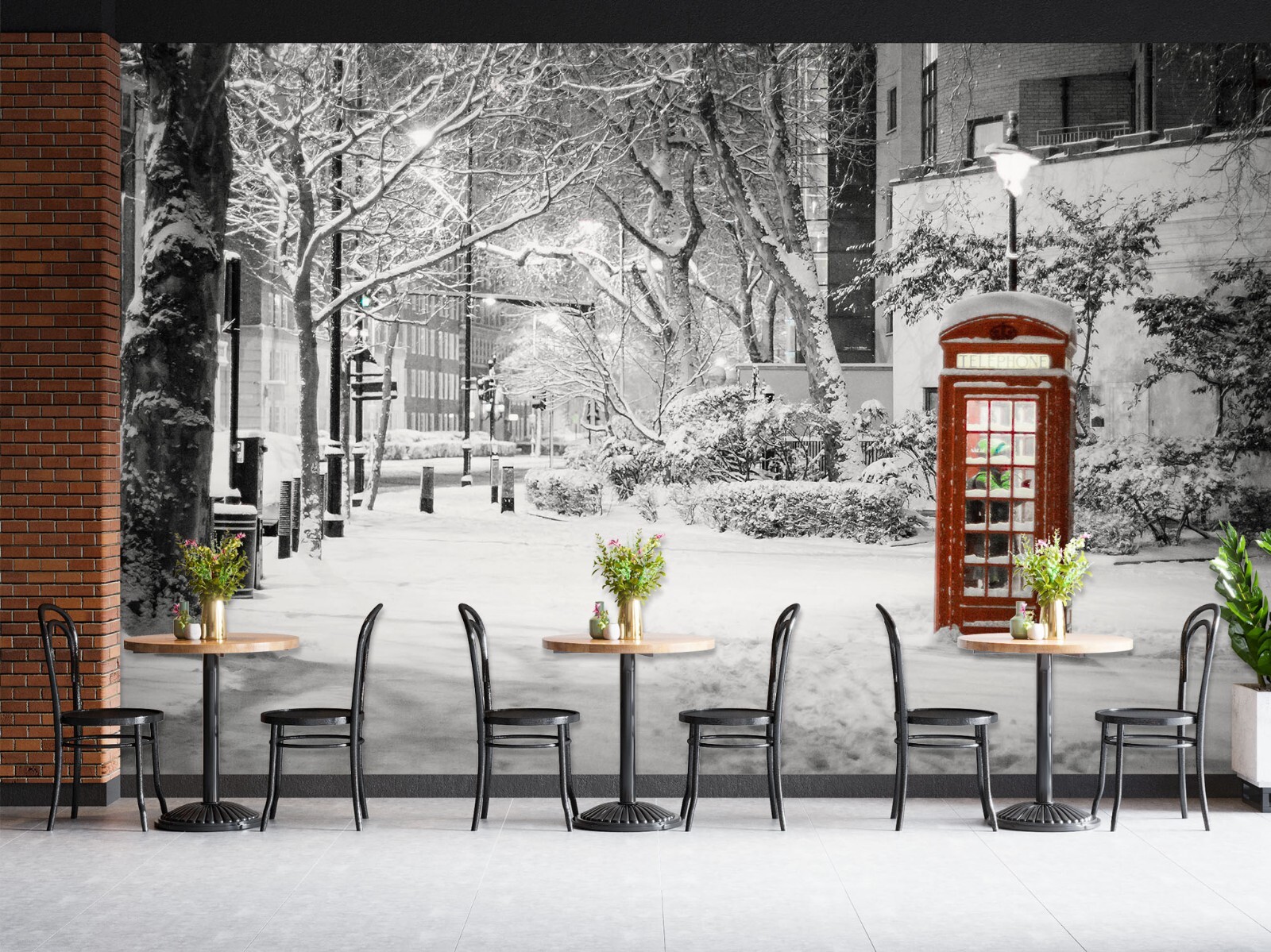 3D Snow Street O726 Wallpaper Wall Murals Removable Wallpaper Sticker ...