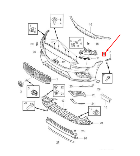 VOLVO S60 MK3 Front Left Bumper Bracket 31455652 NEW GENUINE | eBay