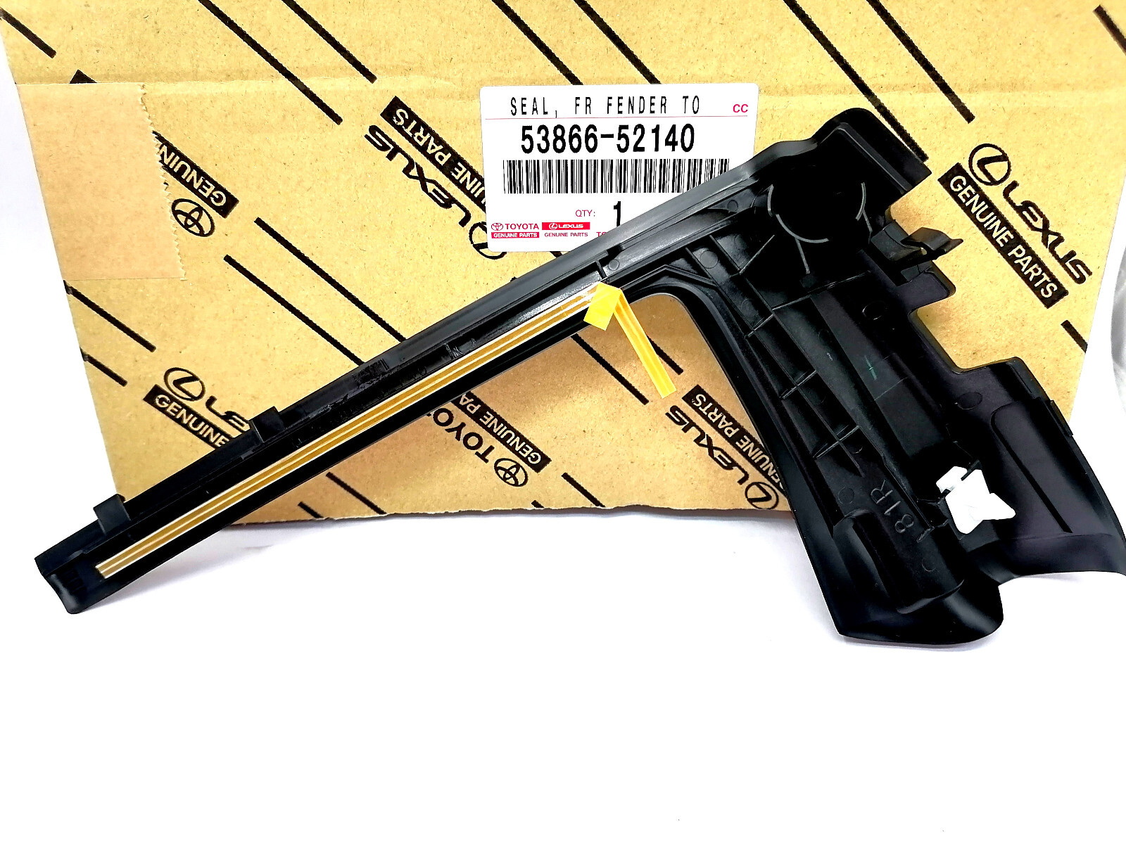 5386652140 OEM Genuine for Toyota YARIS 14-17 SEAL FRONT FENDER COWL ...