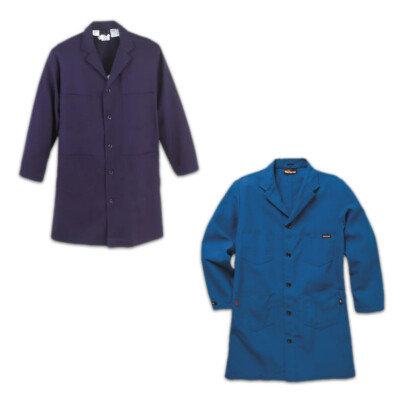 Workrite Nomex Flame Resistant Lab Coat Blue Lightweight FR Clothes ...
