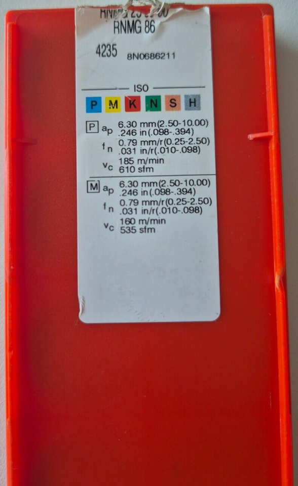 SANDVIK RNMG 25 09 00 RNMG 86 4235 | eBay