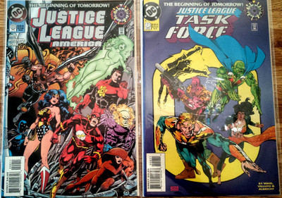 Justice League Zero Hour: 2 issue set - Waid, Jones - DC, 1994 - 9.2 NM ...