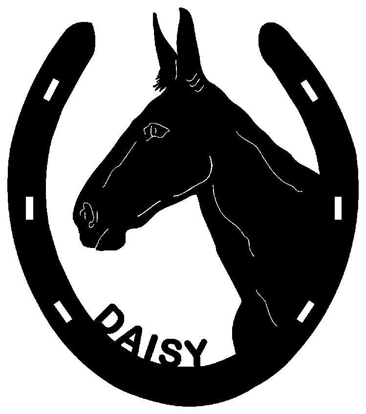 Mule Head Silhouette